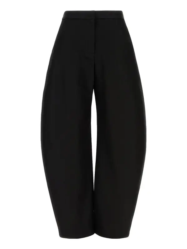 Alaïa Wool And Silk Gabardine Pants - Black