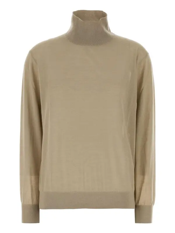 THE ROW Cappuccino Cashmere Blend Orly Sweater - Light Brown