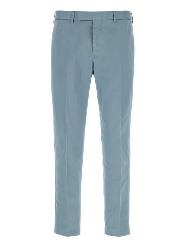 PT TORINO Light Stretch Cotton Pants - Blue