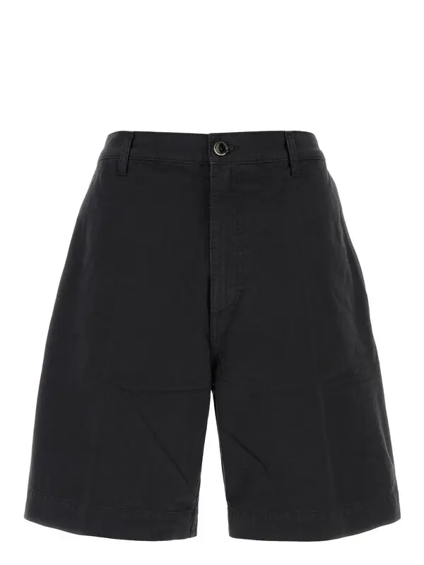 NINE:INTHE:MORNING Cotton Bermuda Shorts - Blue