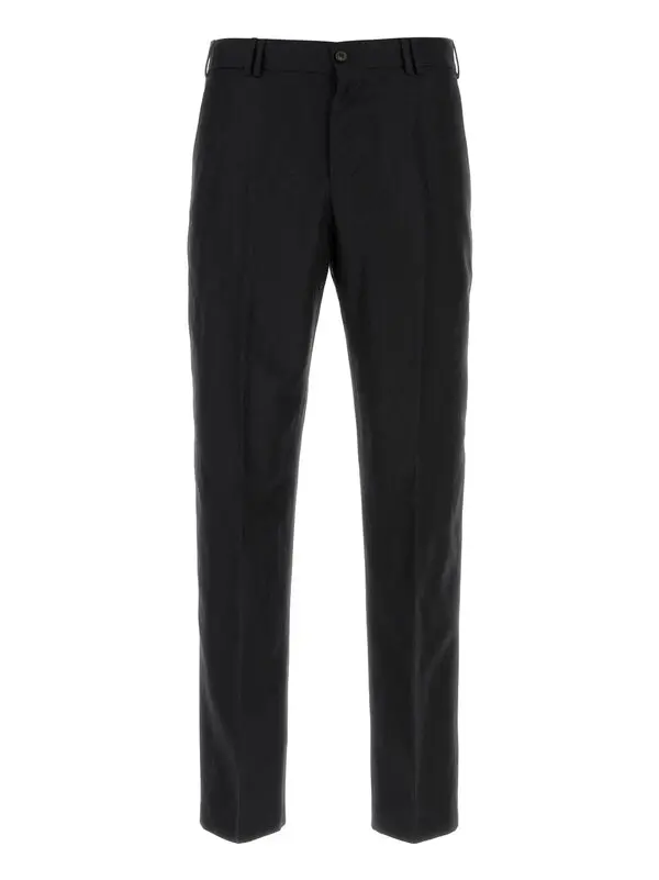 PT TORINO Wool Blend Michael Trousers - Black