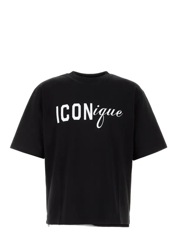 Dsquared2 Cotton Oversize T-shirt - Black