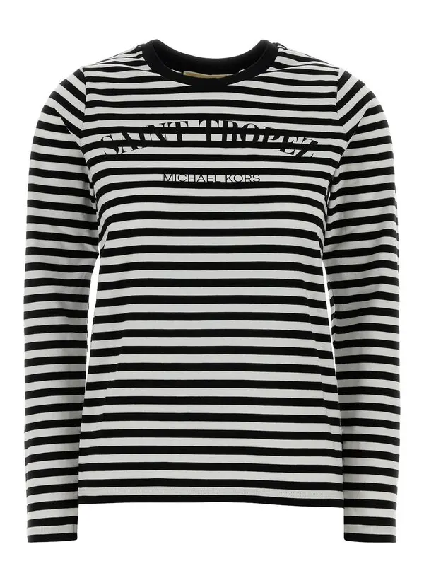 Michael Kors Embroidered Cotton T-shirt - White