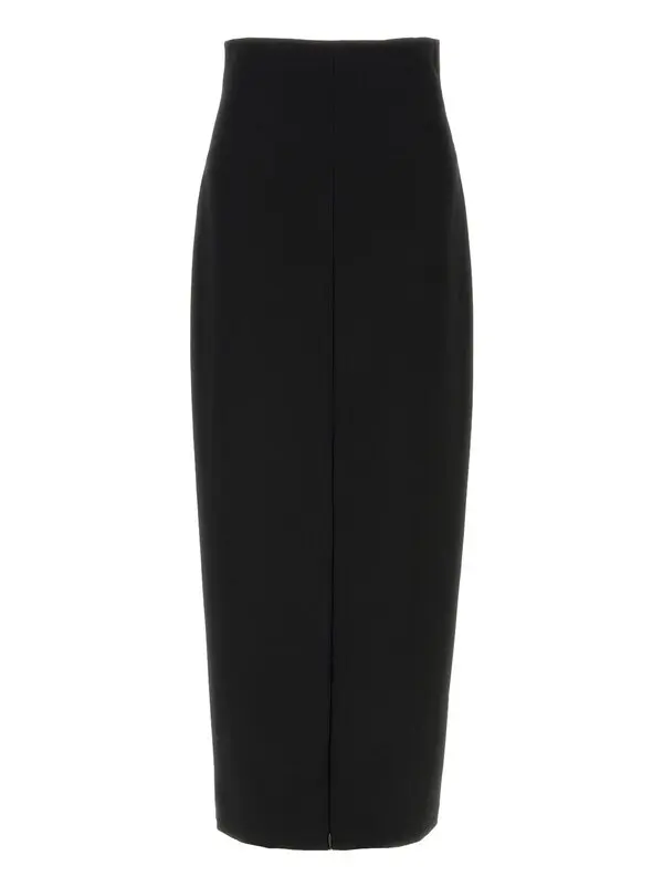 THE ROW Wool Iphora Skirt - Black
