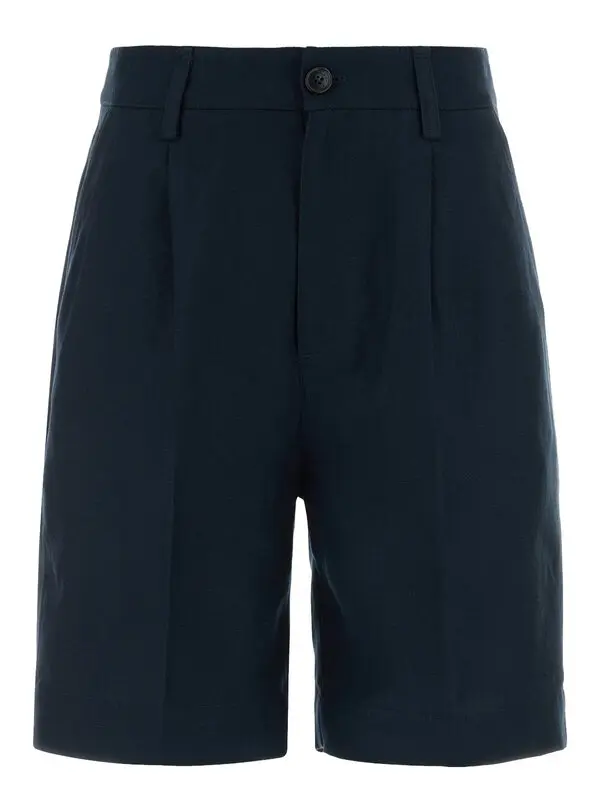 Woolrich Lyocell Blend Bermuda Shorts - Blue