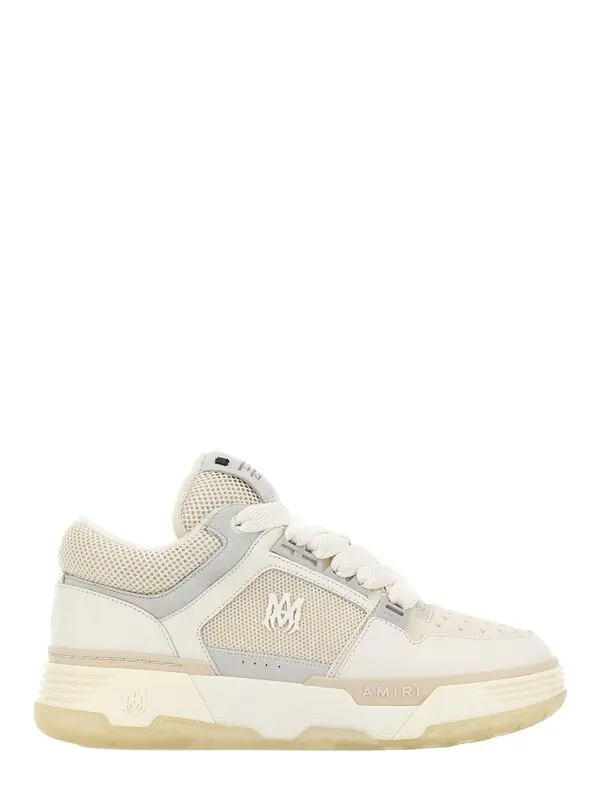 Amiri Ma-1 Mesh And Leather Lace-up Sneakers - White
