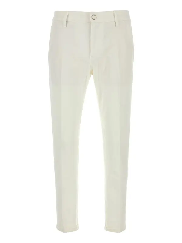 PT TORINO Stretch Cotton Denim Jeans - White