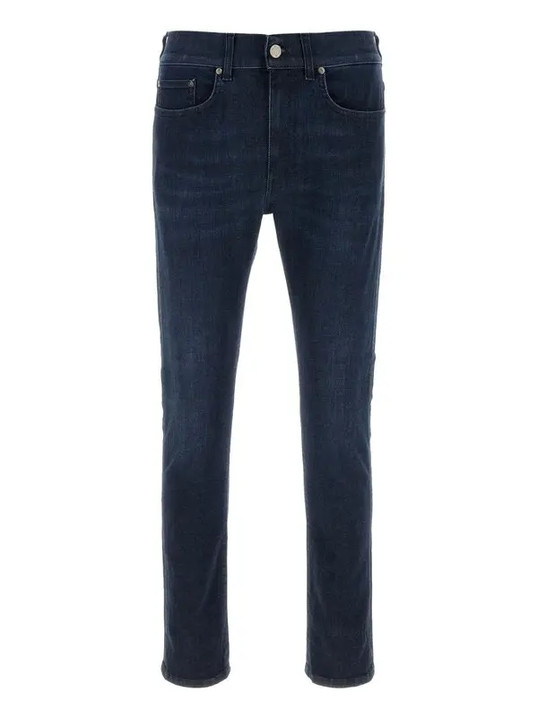 PT TORINO Dark Stretch Denim Jeans - Blue