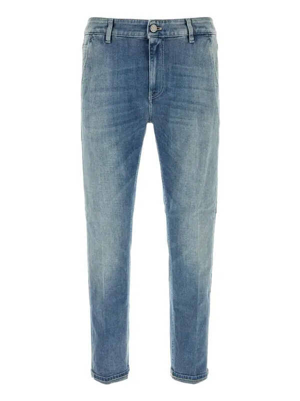 PT TORINO Stretch Cotton Jeans - Blue