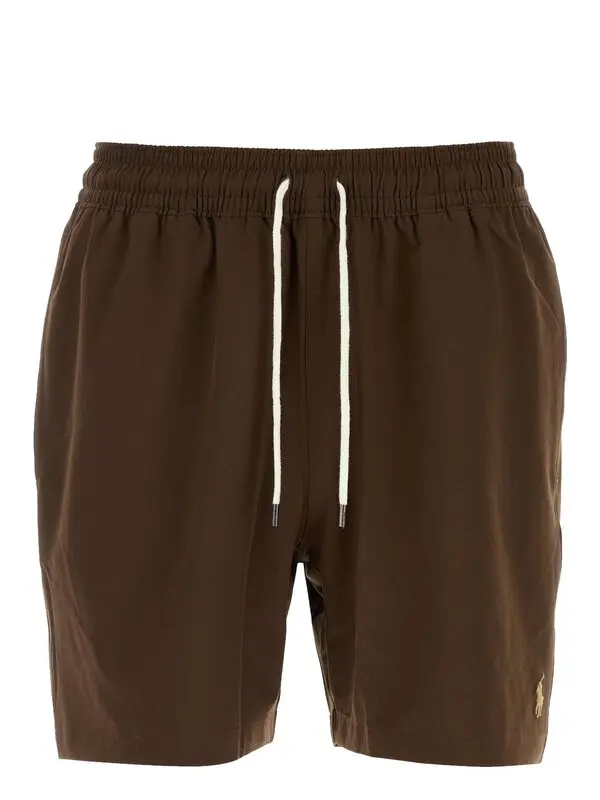 Polo Ralph Lauren Stretch Polyester Swimming Shorts - Brown