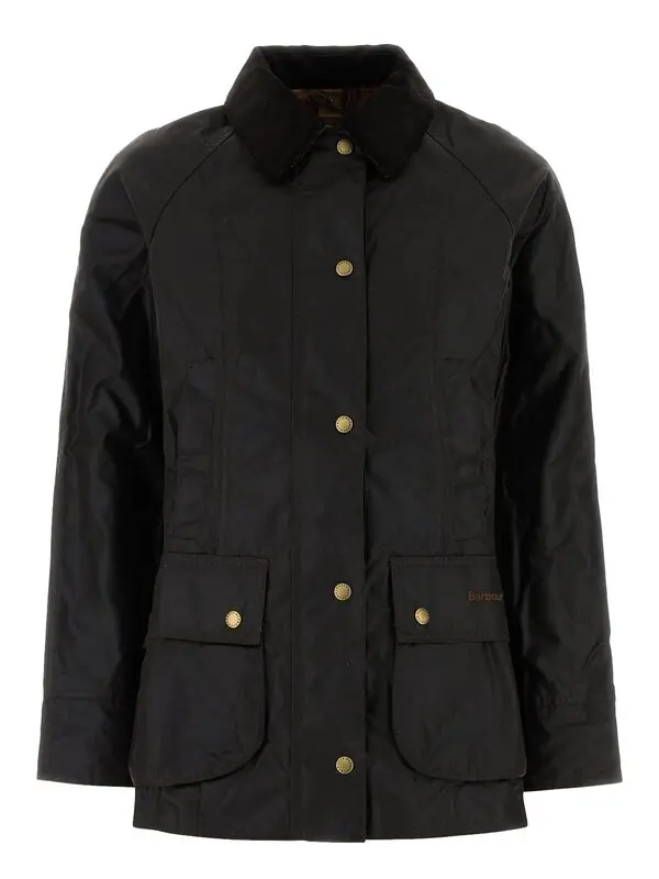 Barbour Dark Cotton Beadnell Jacket - Brown