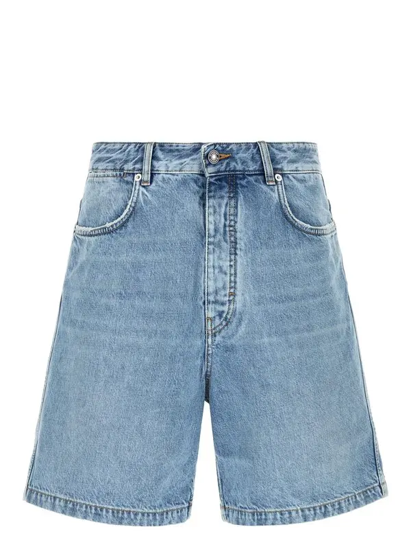 Givenchy Denim Bermuda Shorts - Blue