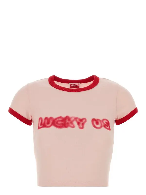 Kenzo Cotton T-shirt - Pink