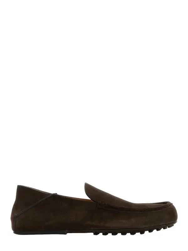 TOD'S Suede Loafers - Brown
