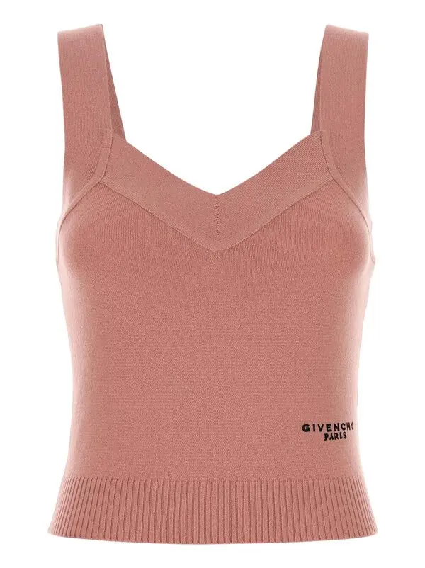 Givenchy Wool Blend Tank Top - Pink