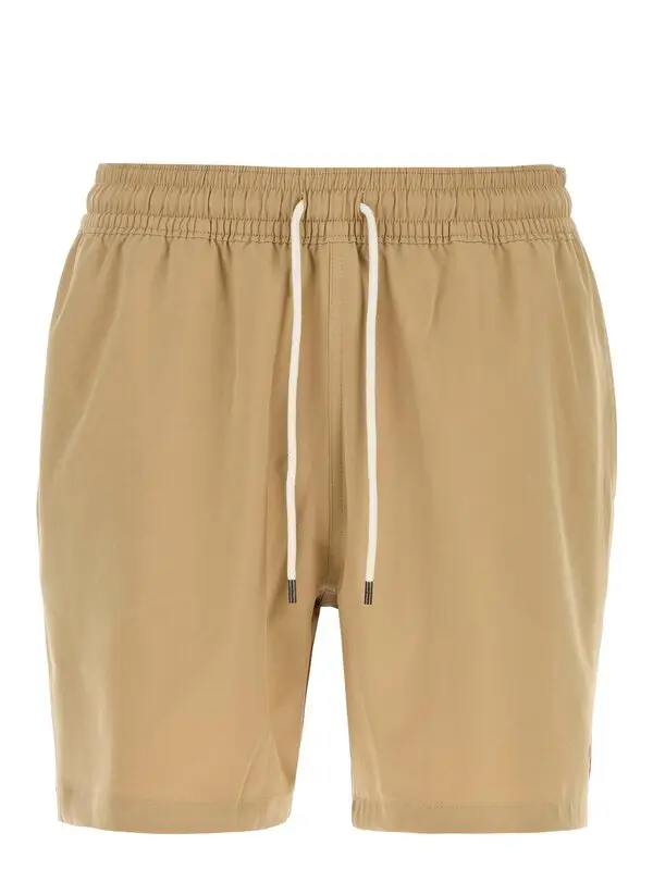 Polo Ralph Lauren Stretch Polyester Swimming Shorts - Light Brown
