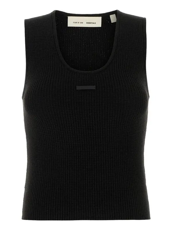 Fear Of God Ribbed Tank Top - Black