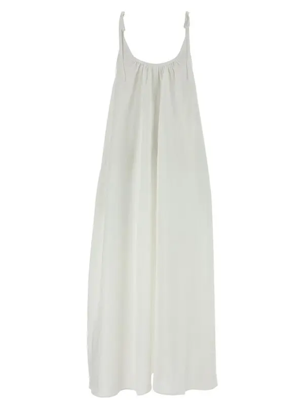 ANINE BING Lyocell Blend Flora Dress - White