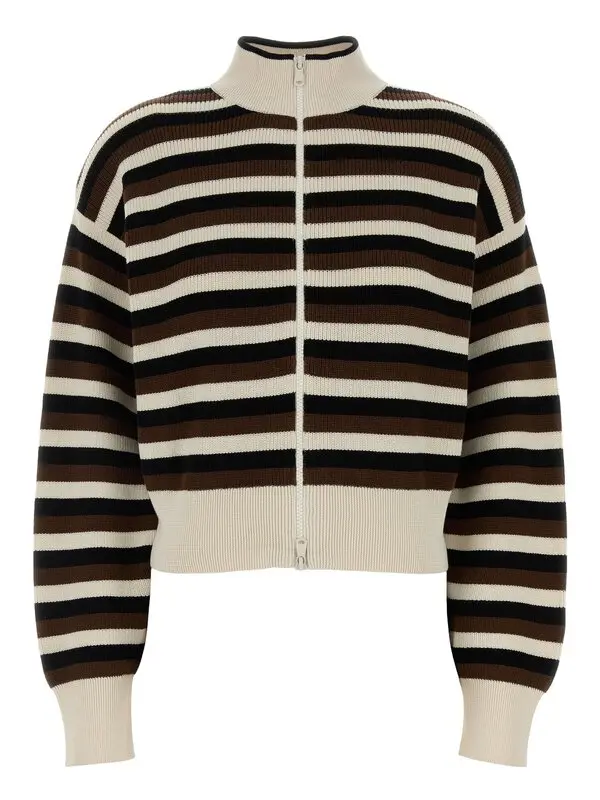 Brunello Cucinelli Embroidered Cotton Cardigan - White