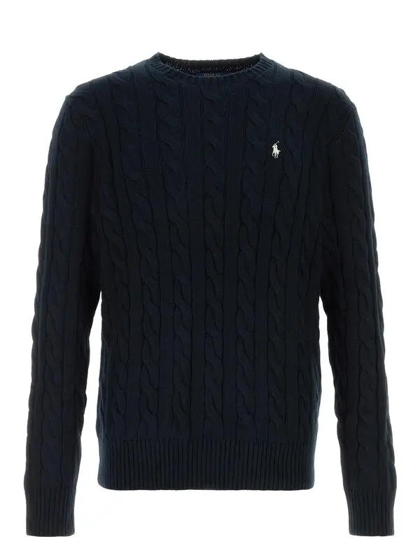 Polo Ralph Lauren Cotton Cable Knit Sweater - Blue