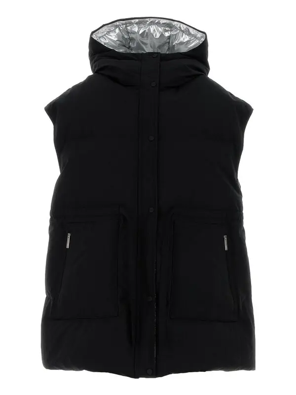 Herno Sleeveless Down Jacket - Black
