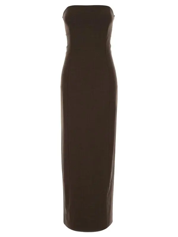 Loulou De Saison Sleeveless Stretch Wool Dress - Black
