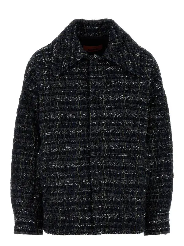 Missoni Sequined Tweed Jacket - White