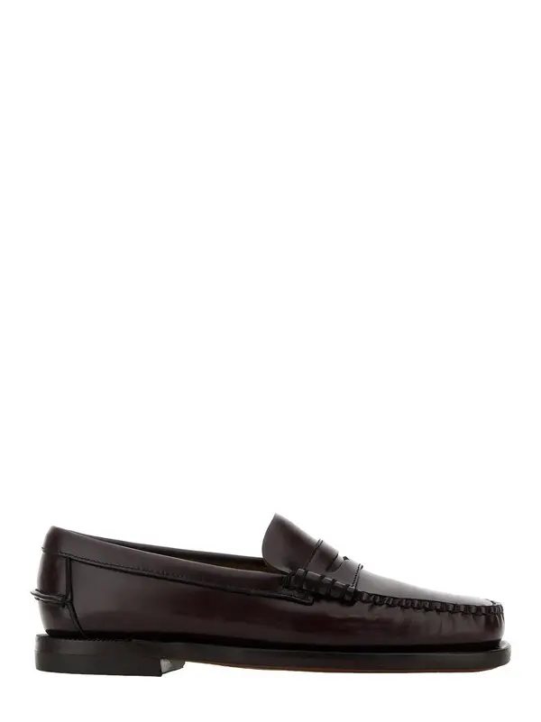 SEBAGO Classic Dan Loafers In Smooth Leather - Grey
