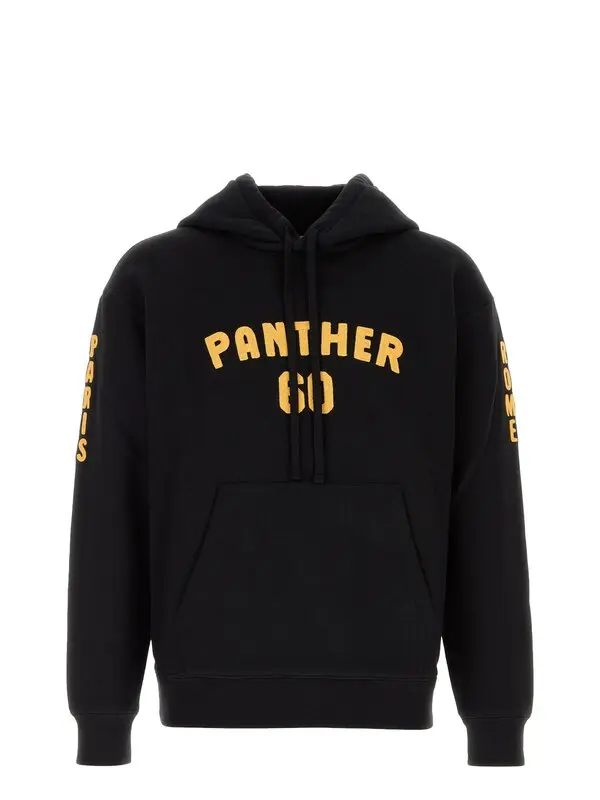 Valentino Garavani Cotton Hooded Sweatshirt - Black