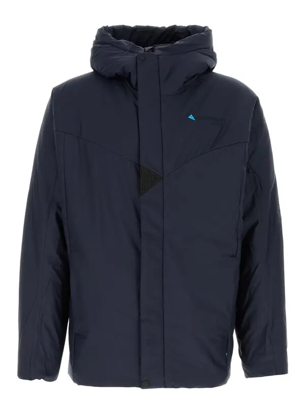 KLATTERMUSEN Padded Jacket With Embroidered Logo - Blue