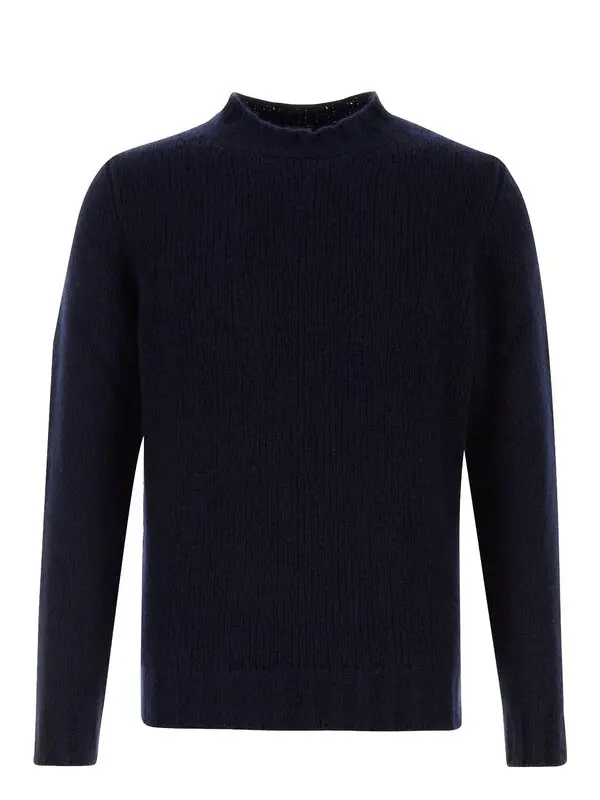 Fedeli Cashmere Blend Sweater - Blue