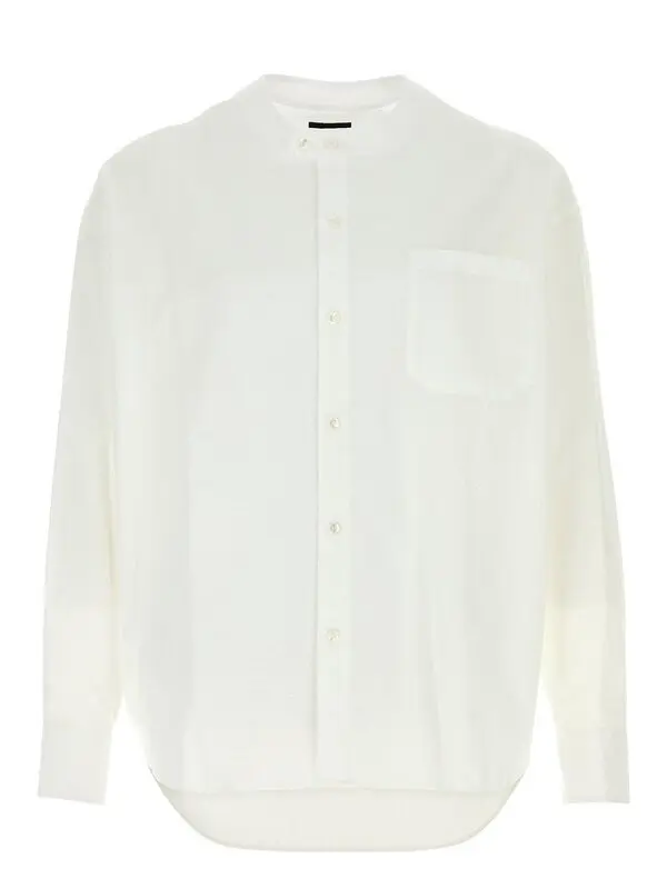 Giorgio Armani Seersucker Shirt - White
