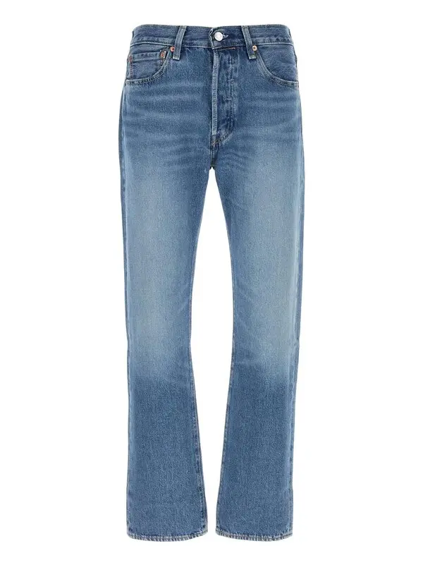 LEVI'S 501® Original Stonewashed Denim Jeans - Blue