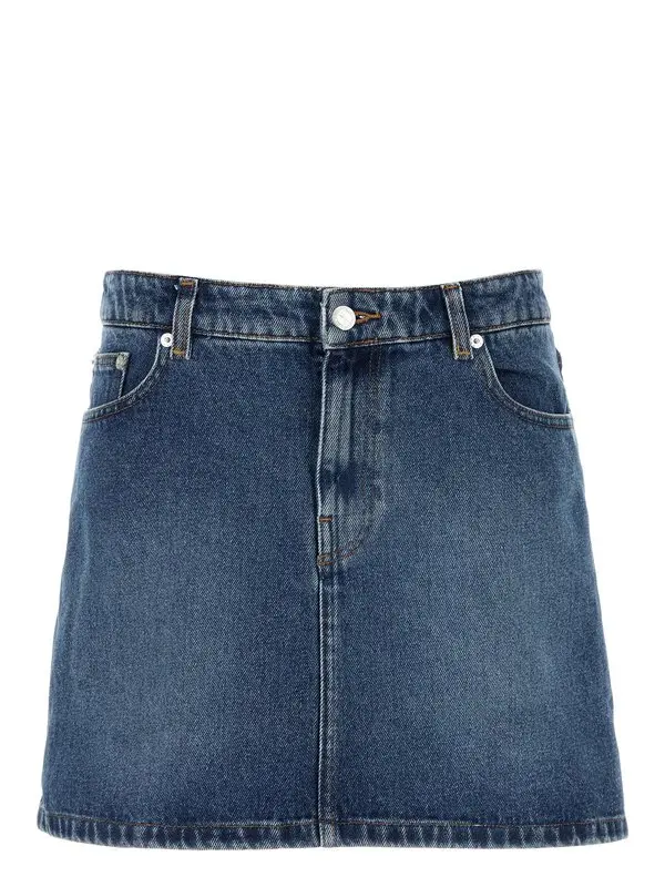 A.p.c. Denim Mini Skirt - Blue