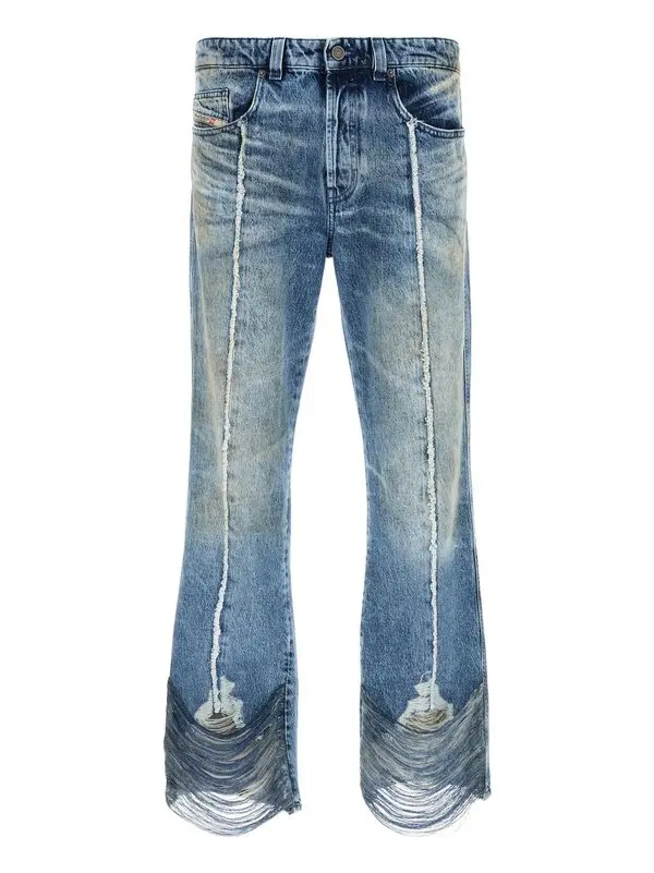 DIESEL® D-buck Distressed Denim Jeans - Blue