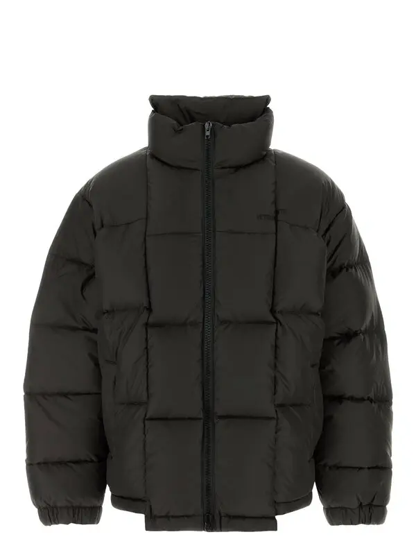 Vetements Quilted Down Jacket - Brown