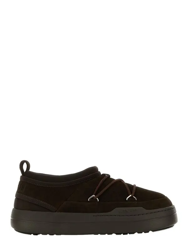 Moon Boot Suede Mb Park Icon Slip-ons - Brown