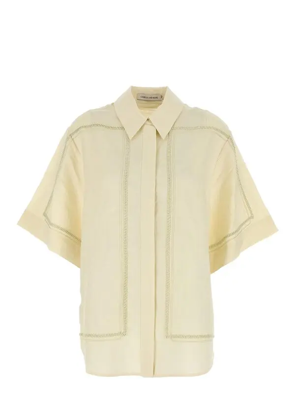 Camilla And Marc Linen Blend Fortuna Shirt - Yellow