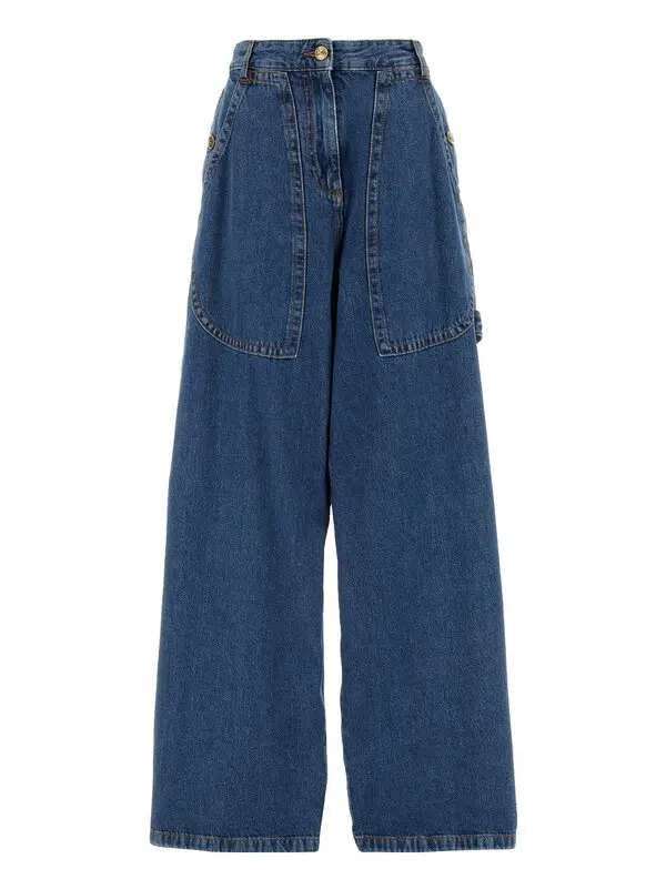 Etro Denim Jeans With Embroidered Detailing - Blue