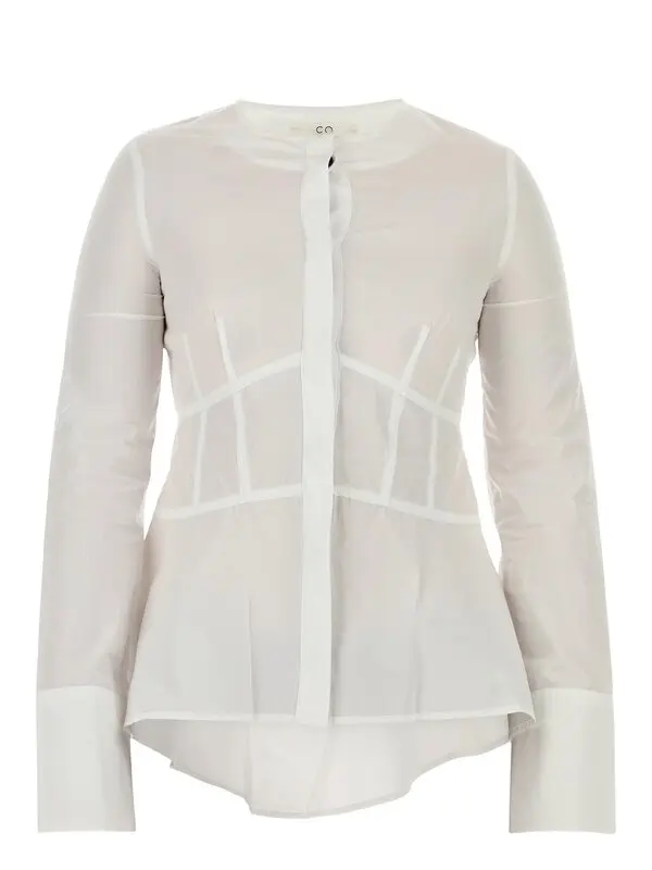 Co Poplin Shirt - White