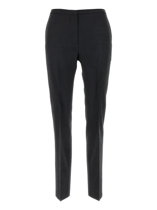 Philosophy Di Lorenzo Serafini Dark Stretch Polyester Blend Trousers - Grey