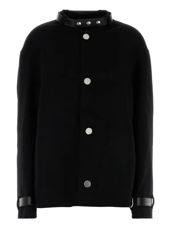 JIL SANDER Cashmere Coat - Black