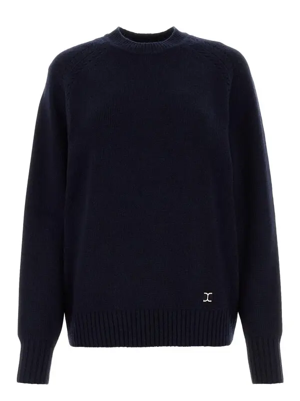 Chloé Oversized Cashmere Blend Sweater - Blue