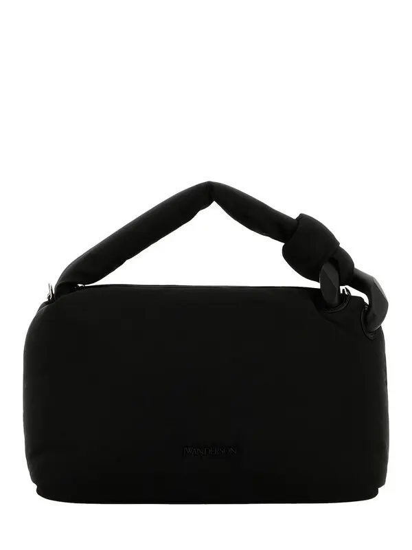 JW Anderson Padded Fabric Handbag - Black