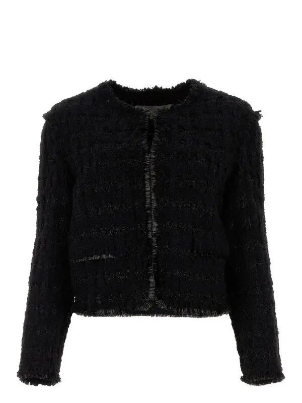 Tory Burch Tweed Blazer - Black