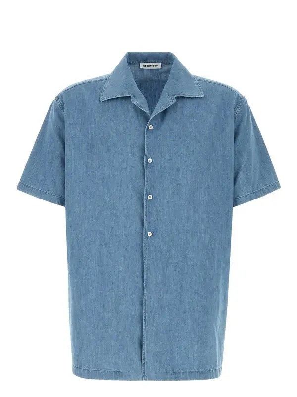 JIL SANDER Light Chambray Shirt - Blue
