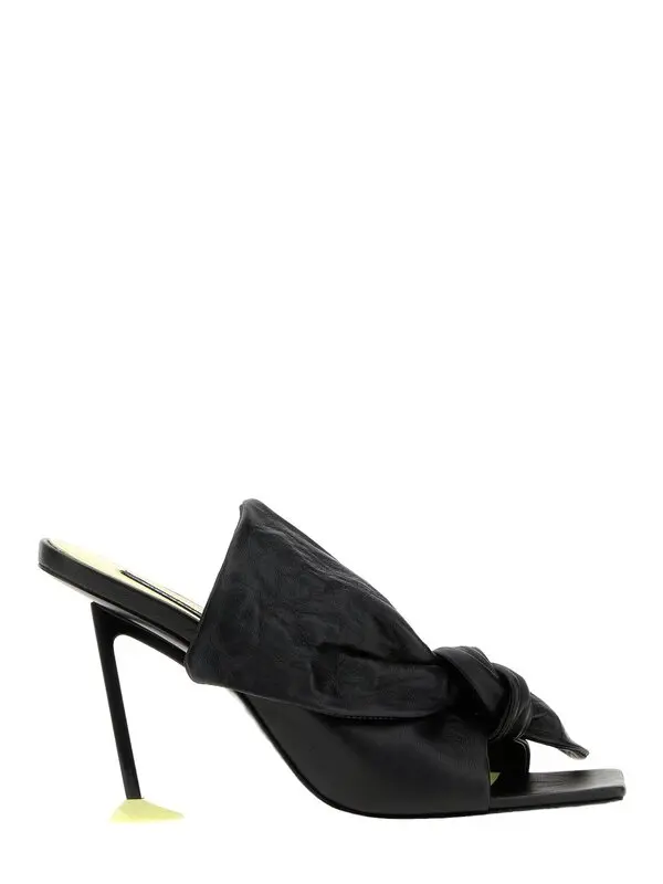 Givenchy Leather Boudoir Mules - Black
