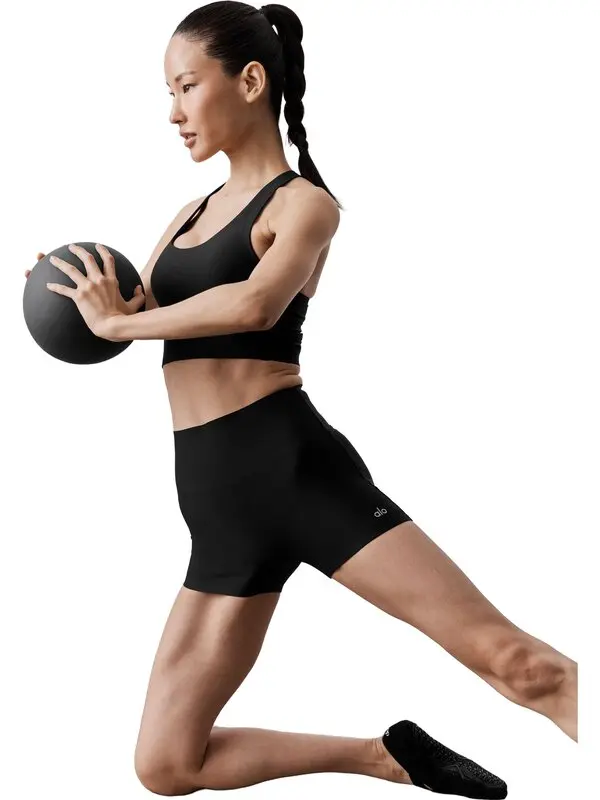 Alo Yoga 3" Airlift High-waist Sleek Short - Black