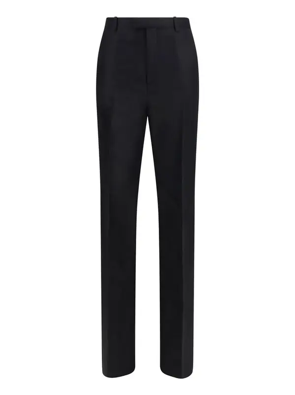 Gucci Silk Faille Tailored Pants - Black