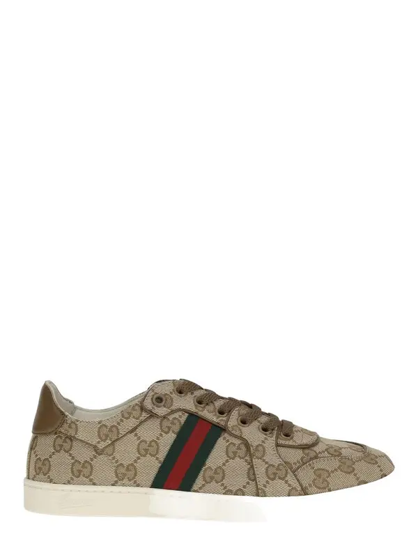 Gucci Gg Canvas Stretch Sneakers - Beige